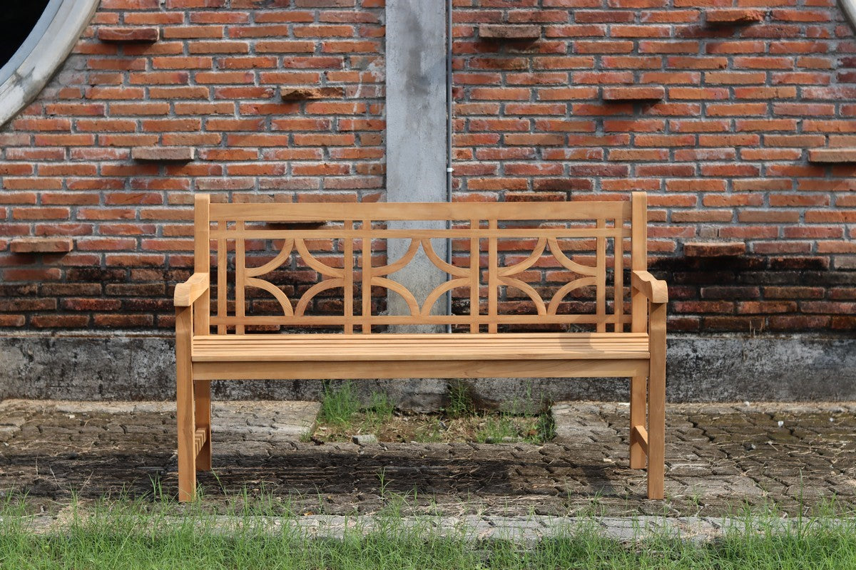 Denver Teak Bench – John Cowell Limited