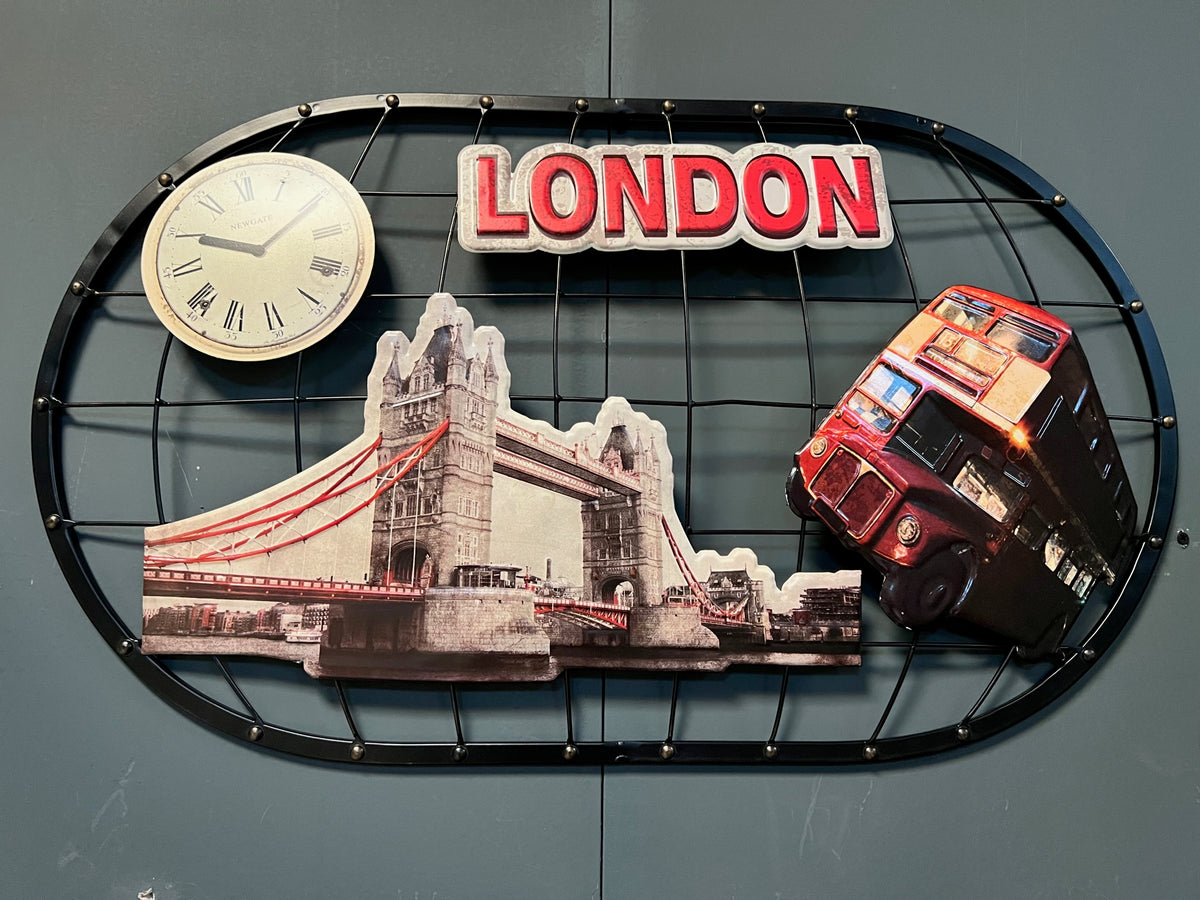 Large Metal London sign – John Cowell Limited