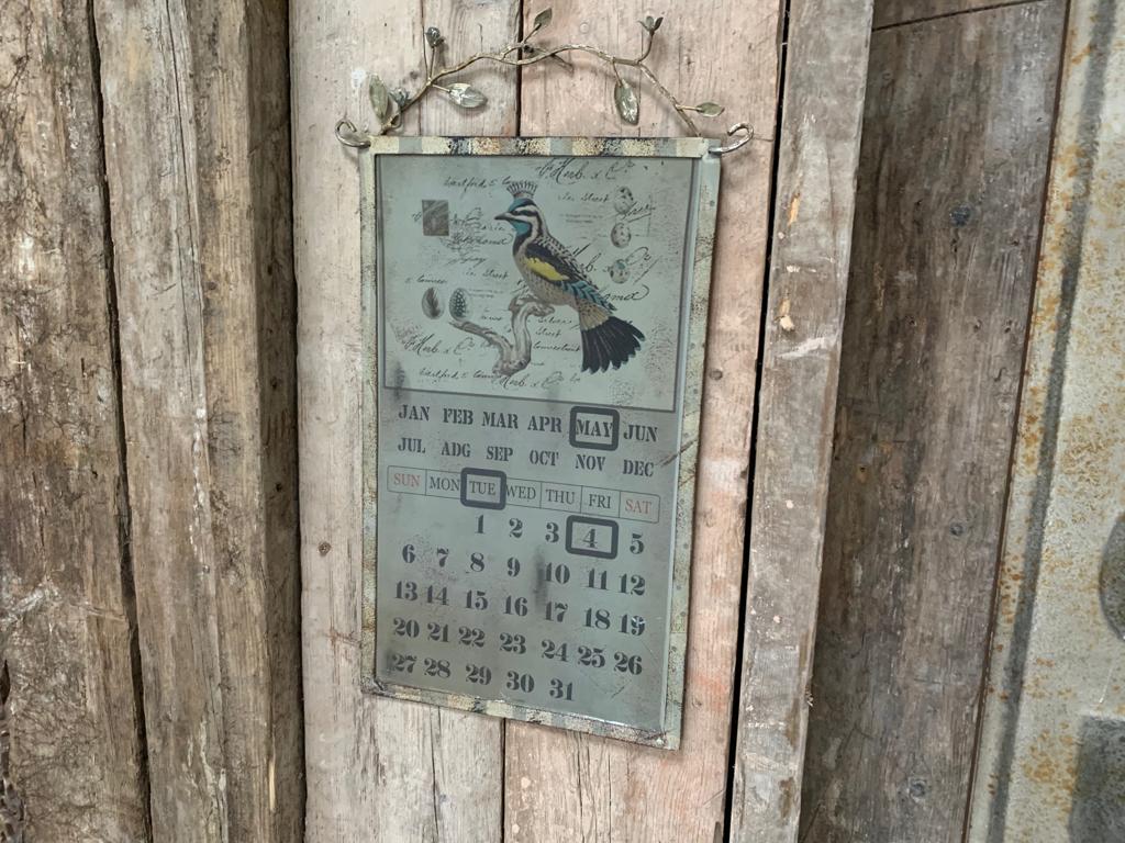 Ornate Metal Wall Calendar – John Cowell Limited