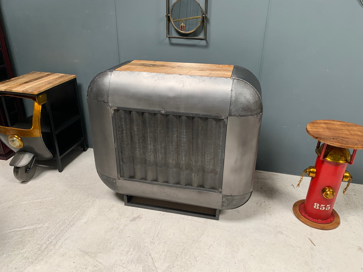 Rustic Industrial Style Indian Tagari Mini Bar Counter – John Cowell ...