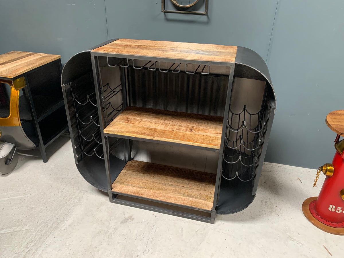 Rustic Industrial Style Indian Tagari Mini Bar Counter – John Cowell ...