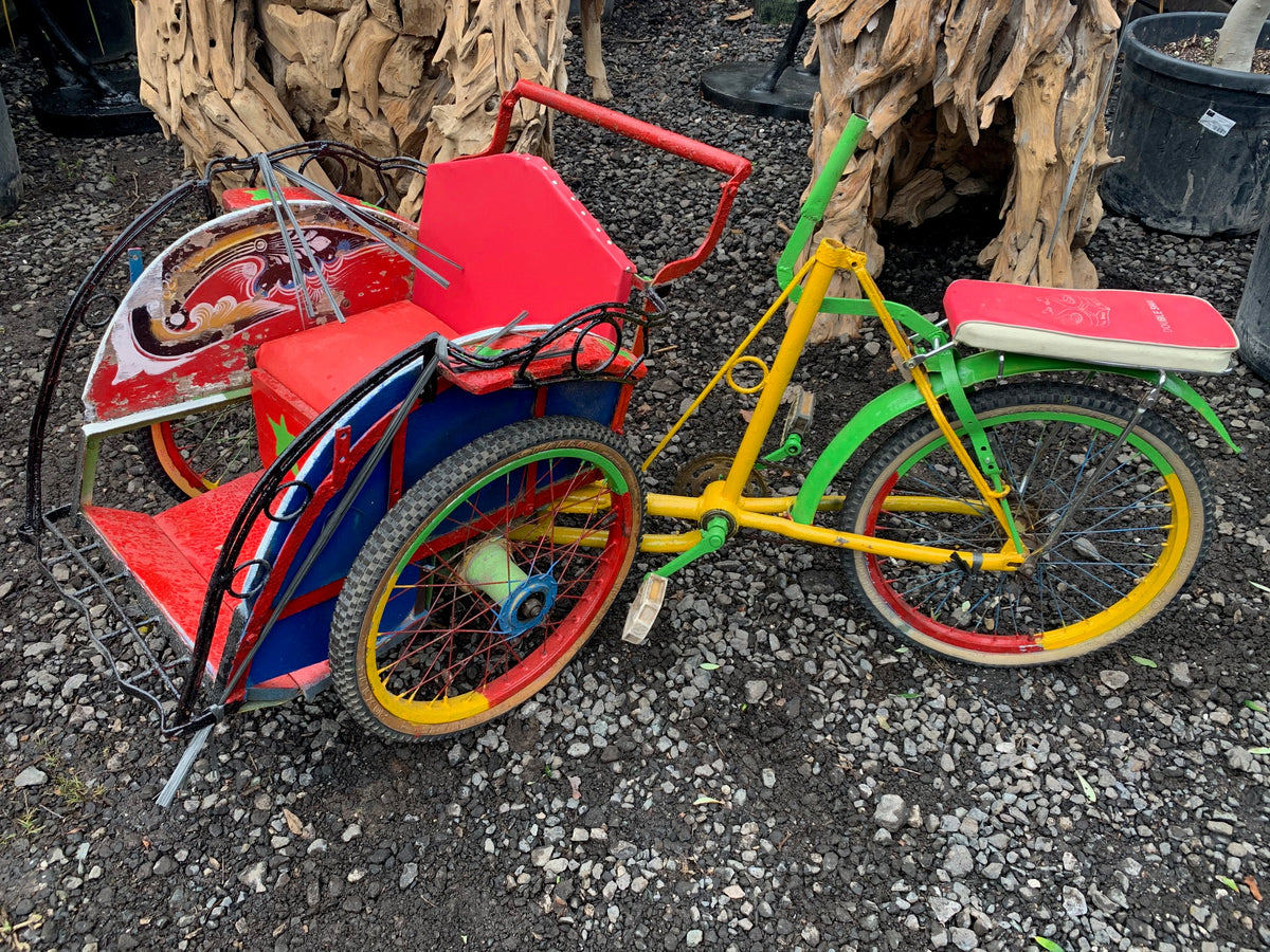 Original Small Indonesian Rickshaw Taxi – John Cowell Limited