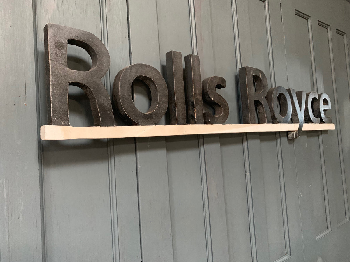 Large Rolls Royce Sign – John Cowell Limited