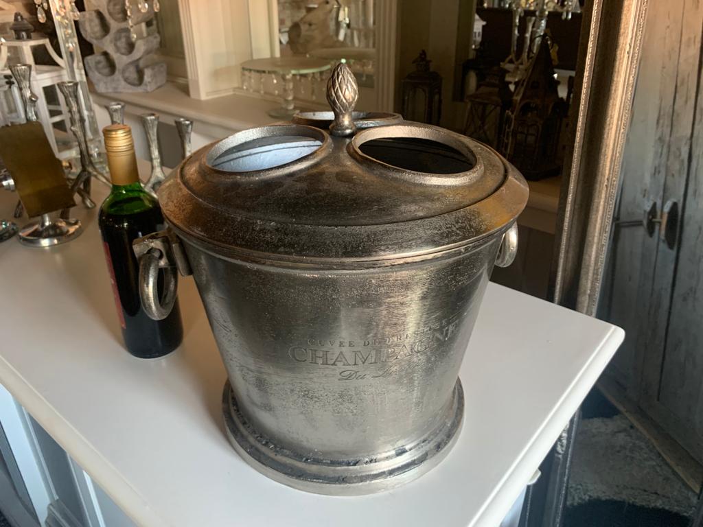 Nickel Cuvee De Prestige Champagne Bucket with Round Handles – John ...