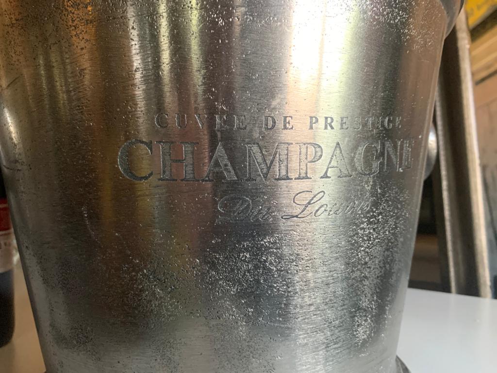 Nickel Cuvee De Prestige Champagne Bucket with Round Handles – John ...