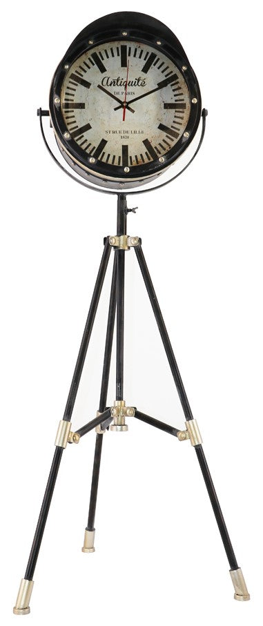 Tripod Stage Light Clock – John Cowell Limited