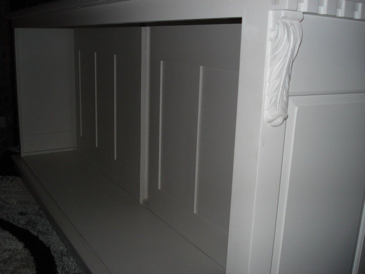2.6m White Front Counter – John Cowell Limited